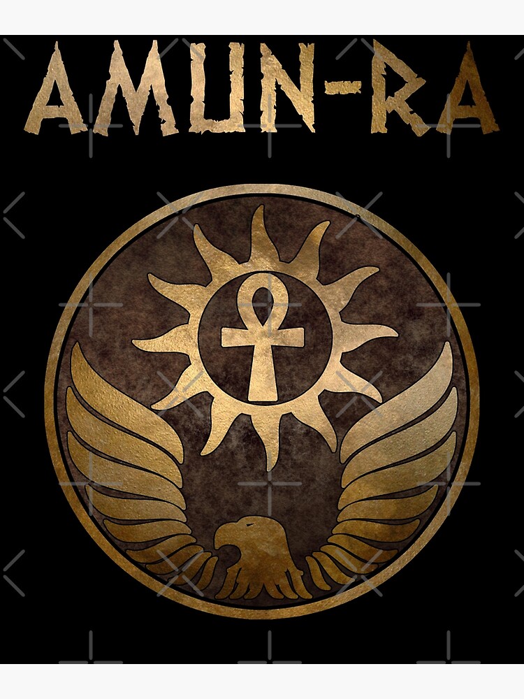 "Amun-Ra Ancient Egyptian God Symbol" Photographic Print for Sale by WarlordApparel | Redbubble