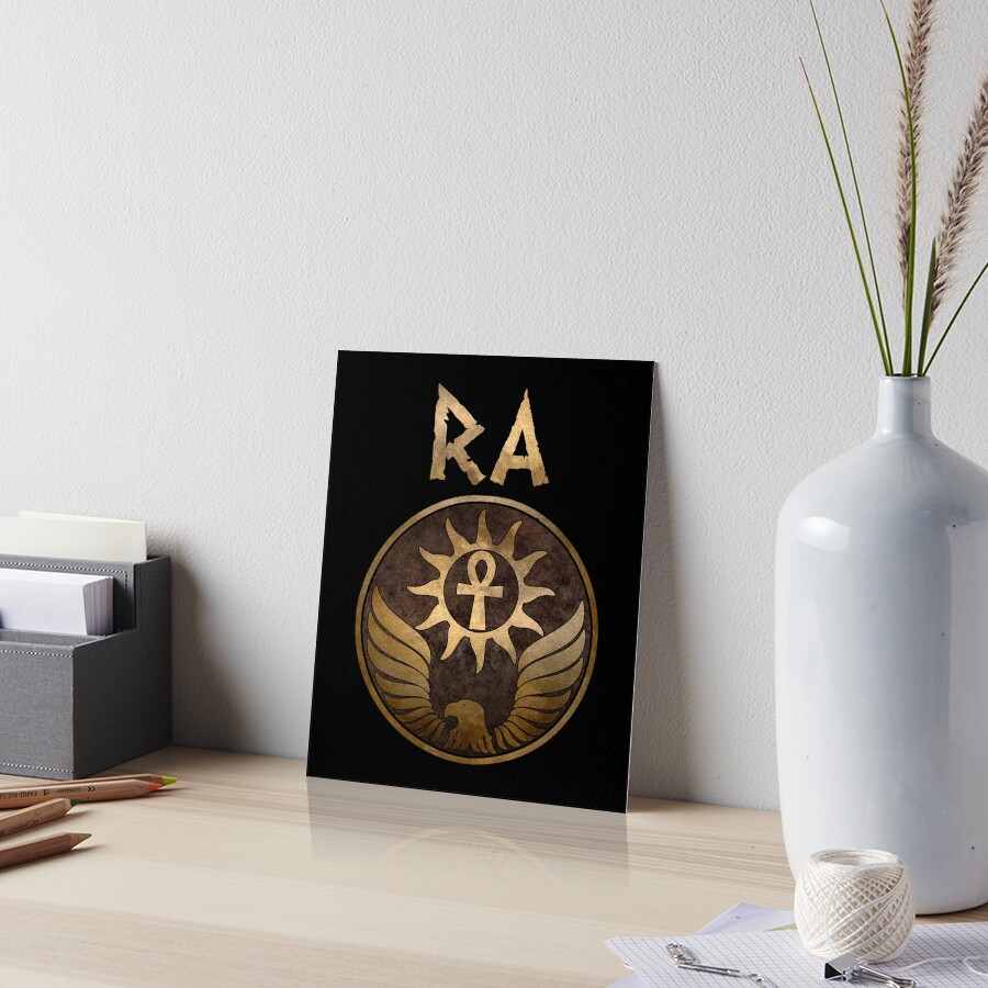 "Ra Ancient Egyptian God Symbol" Art Board Print for Sale by ...