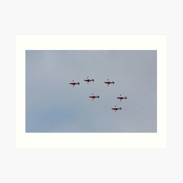 "RAAF Roulettes over Hobart, Tasmania #2 - 15 Sep 2014" Art Print by ...