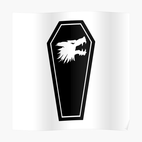 "Vampire: The Masquerade Clan Gangrel Coffin" Poster for Sale by ...