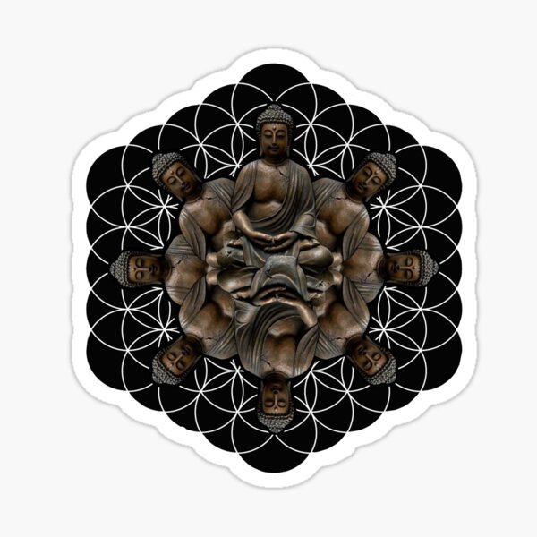 "The Eightfold Path." Sticker for Sale by DropBeart | Redbubble