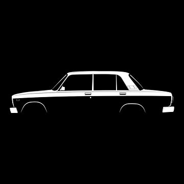"Lada Riva Silhouette" Sticker for Sale by in-transit | Redbubble