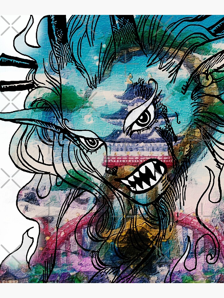 "Yamato transformation from one piece wano" Art Print for Sale by Chaos ...