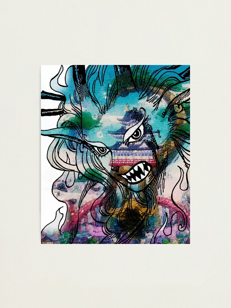 "Yamato transformation from one piece wano" Photographic Print by Chaos ...