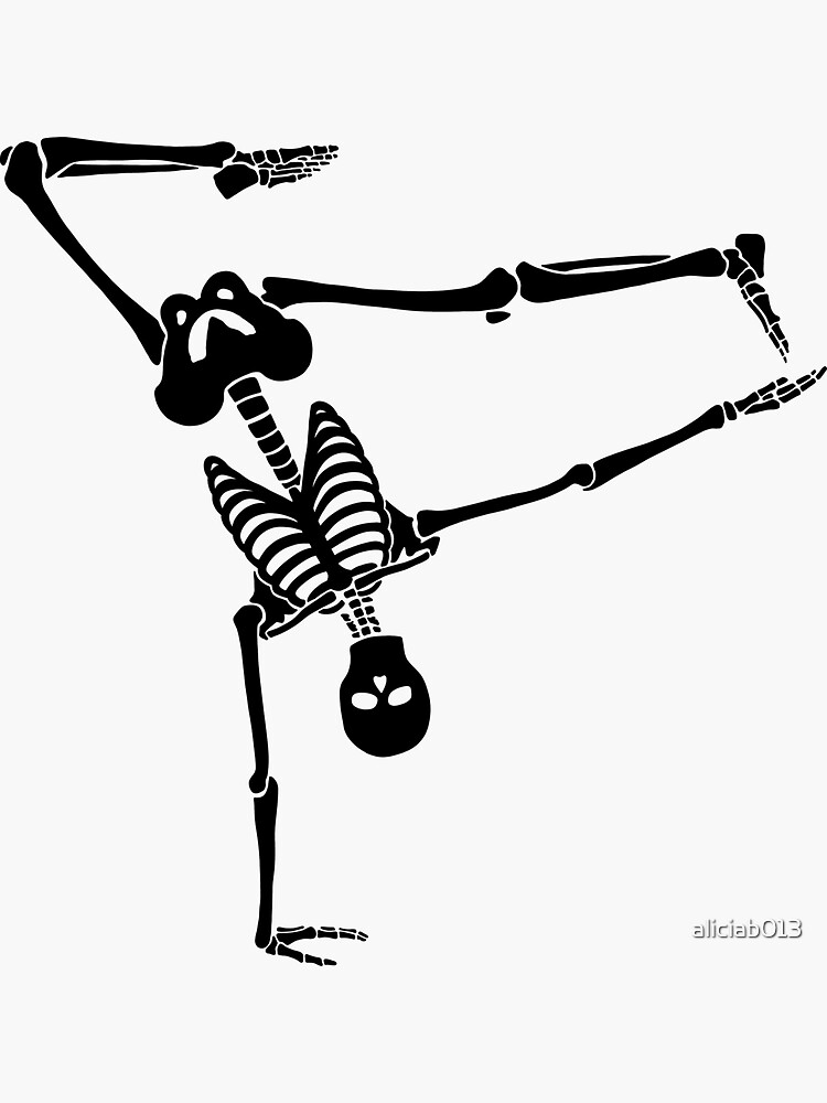 "Breakdancing Skeleton Halloween Hip Hop Spooky Dancing Skeleton ...
