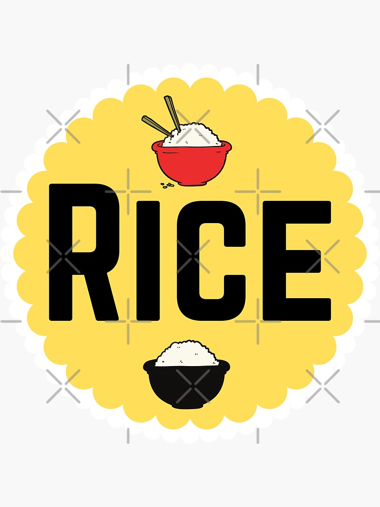 "Rice- Yellow Food Container Label " Sticker for Sale by LabelStore ...