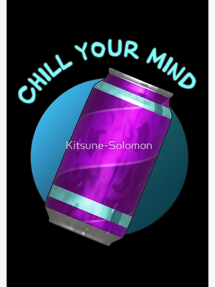 "Volume - Purple Soda Can - Textless - Chill Your Mind" Poster for Sale ...