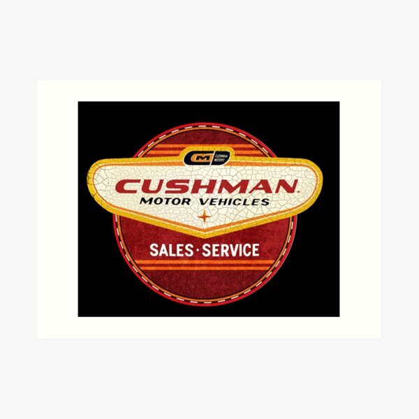 "Cushman Motor Vehicles and Scooters" Art Print by Centuryvault | Redbubble