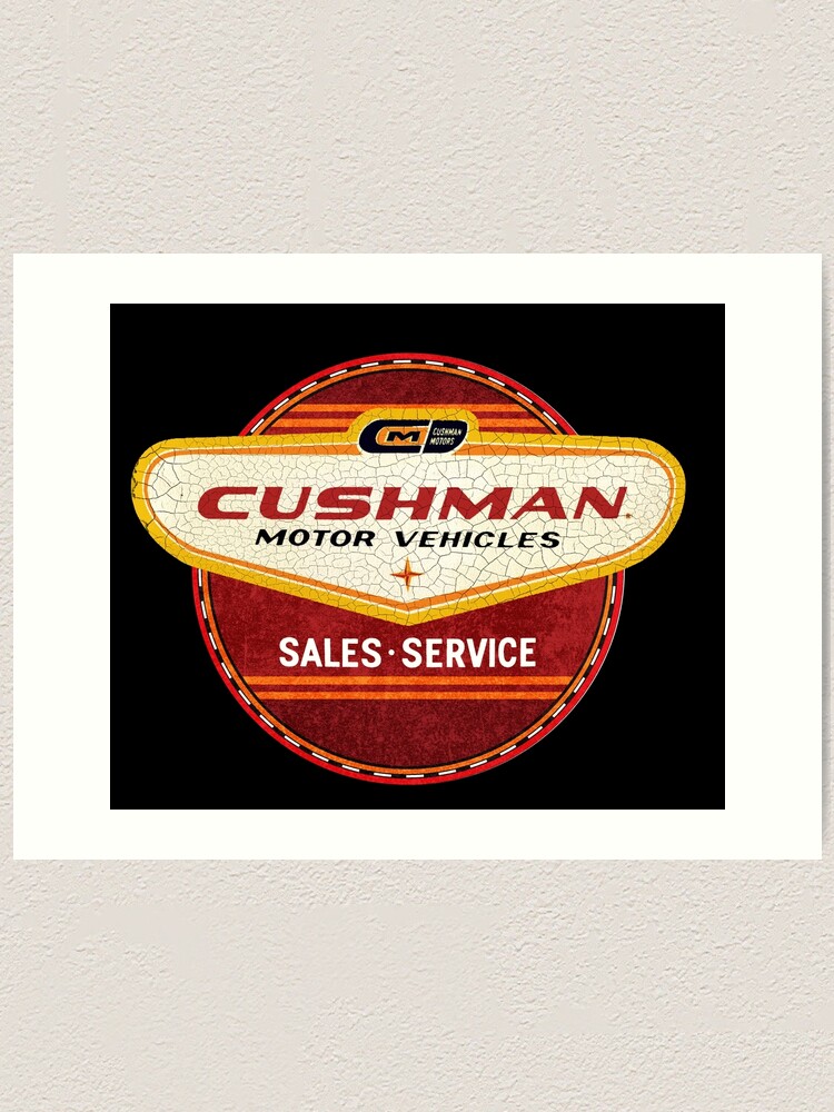 "Cushman Motor Vehicles and Scooters" Art Print by Centuryvault | Redbubble