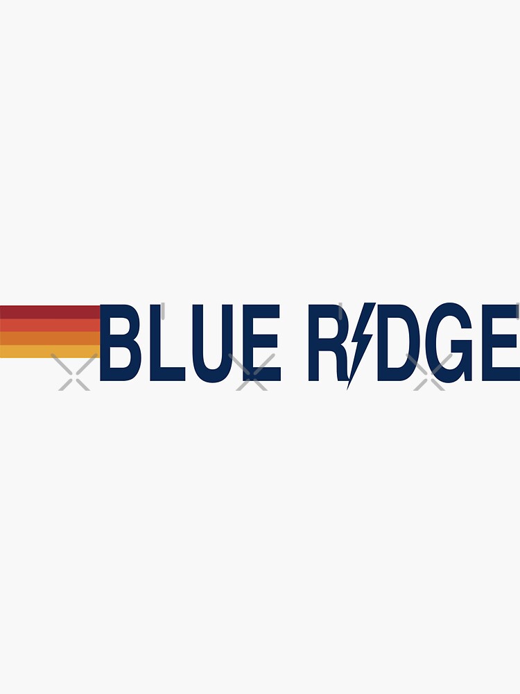 "Camp Blue Ridge Sticker" Sticker for Sale by dddesignsnj | Redbubble