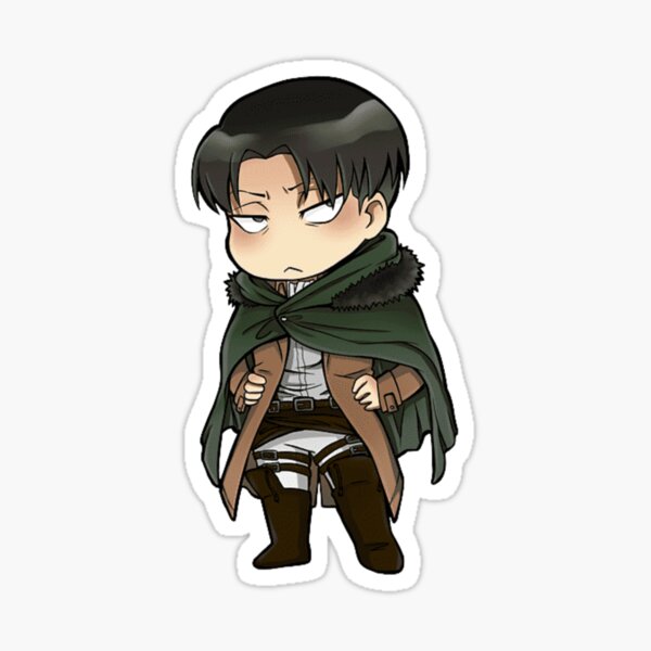 "Levi AOT" Sticker for Sale by 1Dana1bos1 | Redbubble
