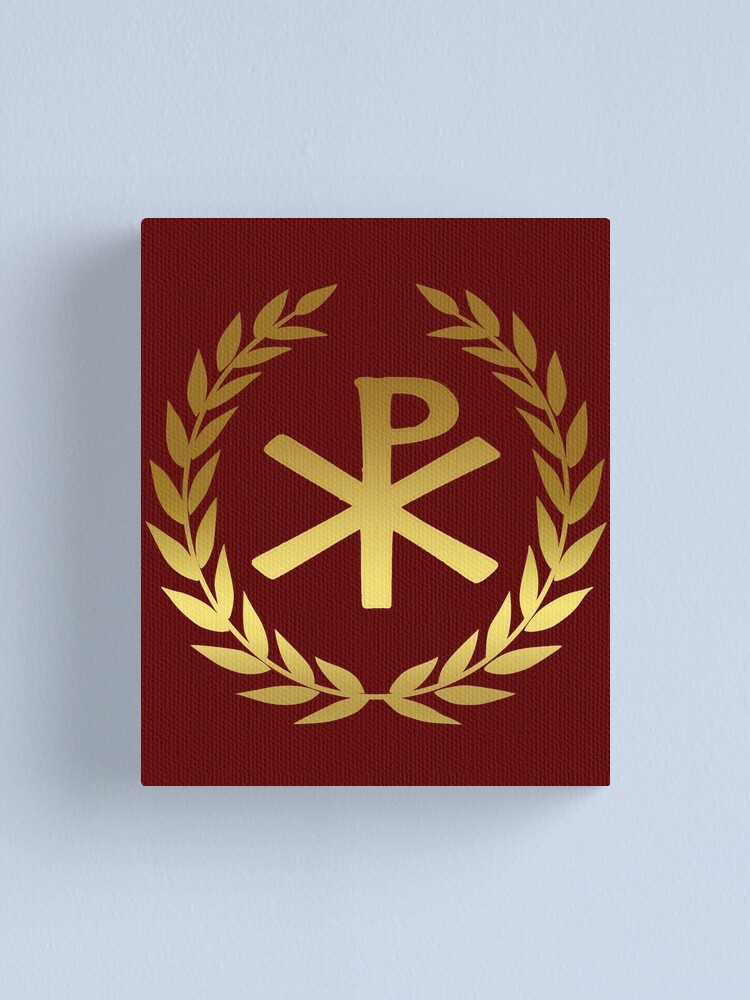 "Roman Empire Chi Rho" Canvas Print for Sale by WarlordApparel | Redbubble