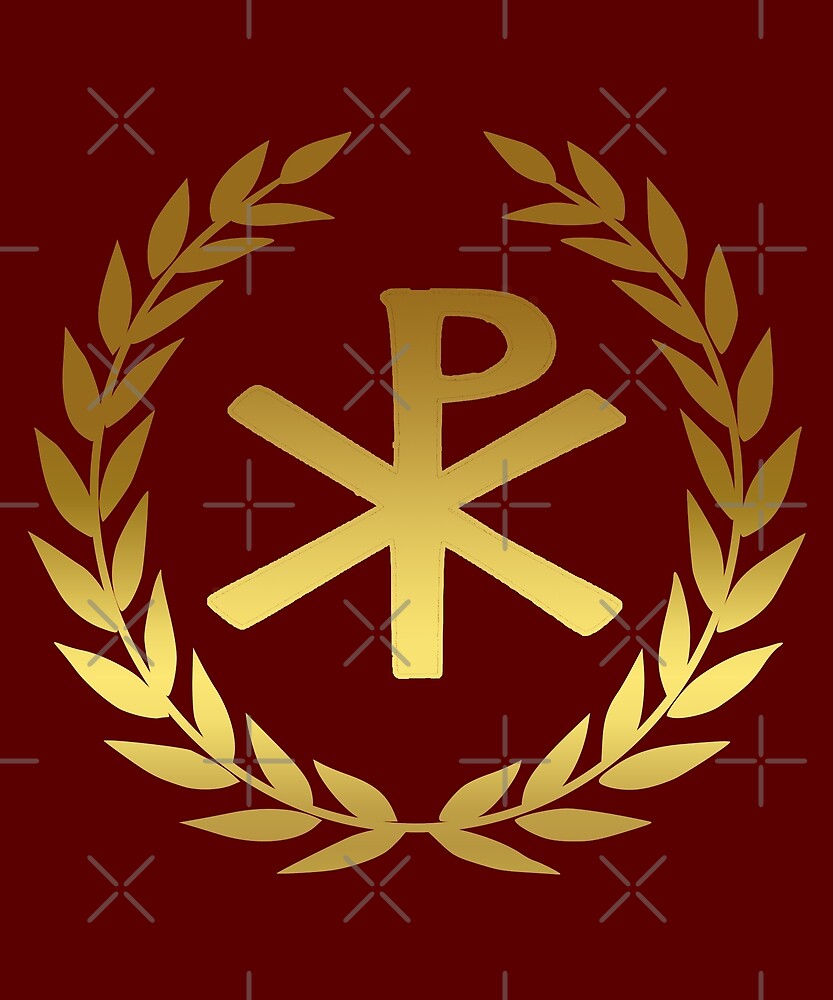 "Roman Empire Chi Rho" by WarlordApparel | Redbubble