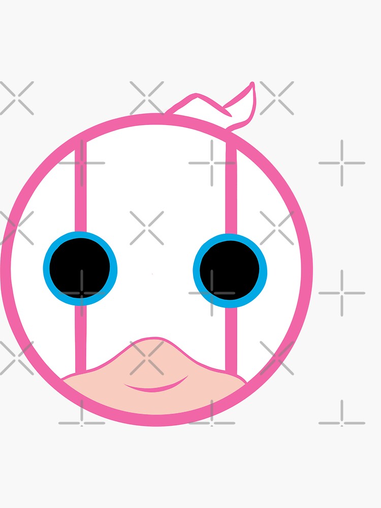 "Gwenpool logo face" Sticker by obsedian-dream | Redbubble