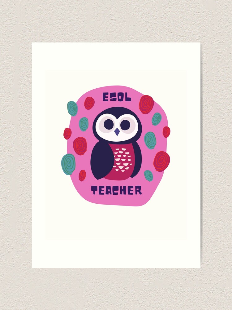 " ESOL Teacher sticker, Esol teacher,students esol teacher sticker" Art ...