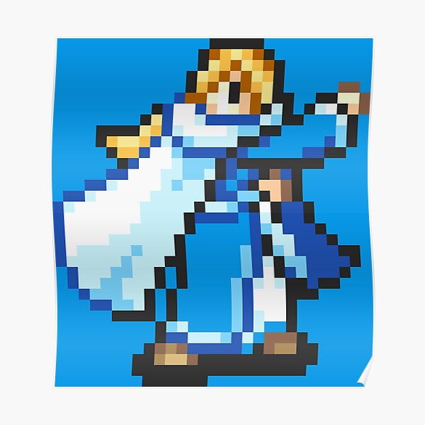 "Monk Fighting Sprite" Poster by SpriteGuy95 | Redbubble