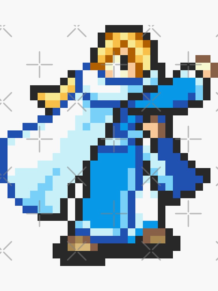 "Monk Fighting Sprite" Sticker for Sale by SpriteGuy95 | Redbubble