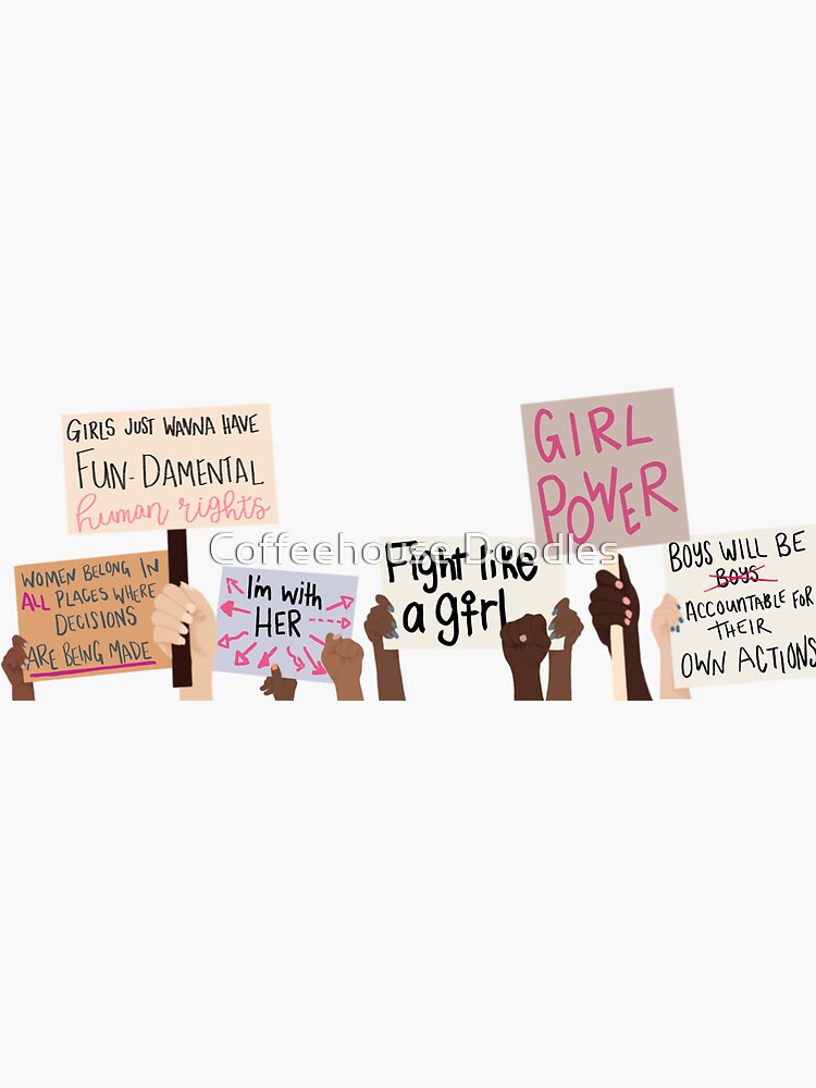 Girl Power Sticker For Sale By Liz152 Redbubble