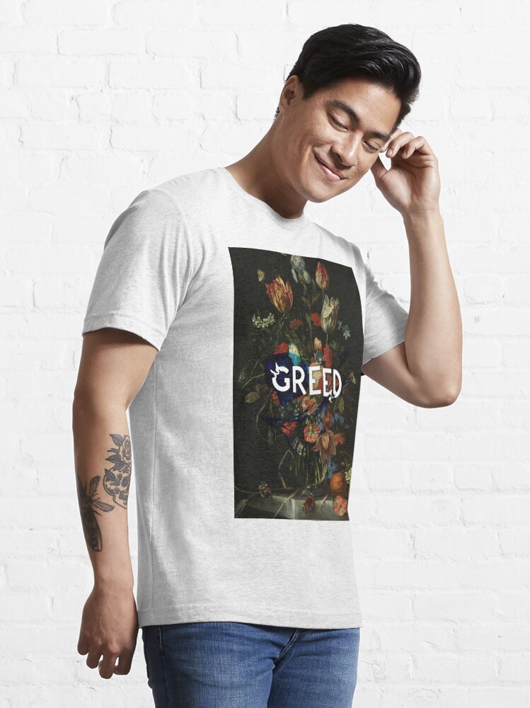 "greed" T-shirt for Sale by set-in-darkness | Redbubble | greed t ...