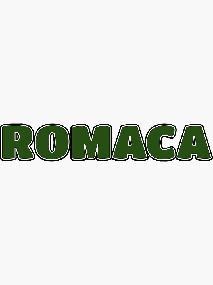 "romaca" Sticker for Sale by carklonsky | Redbubble