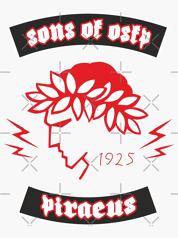 "sons of osfp" Sticker for Sale by MakisRIZOS | Redbubble