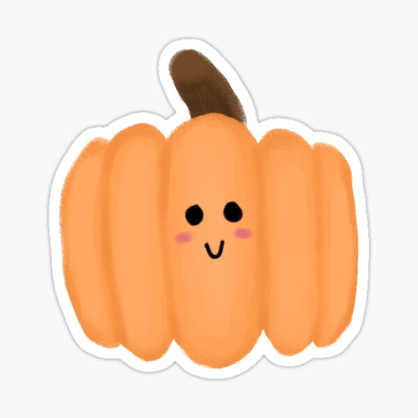 "Happy Little Pumpkin" Sticker for Sale by flightedbird | Redbubble