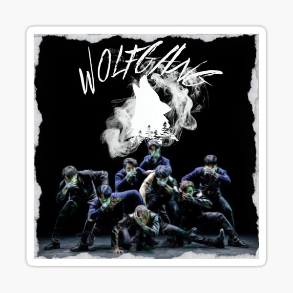 "Wolfgang Stray Kids Design" Sticker for Sale by Nilosoulart | Redbubble
