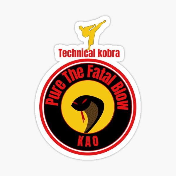 "Technical Kobra." Sticker for Sale by kimodesign64 | Redbubble