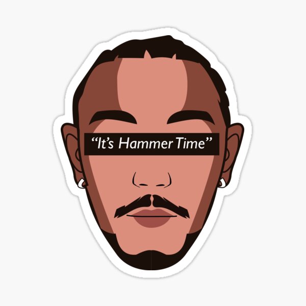 "It's Hammer Time" Sticker for Sale by Massive-F1-Fan | Redbubble