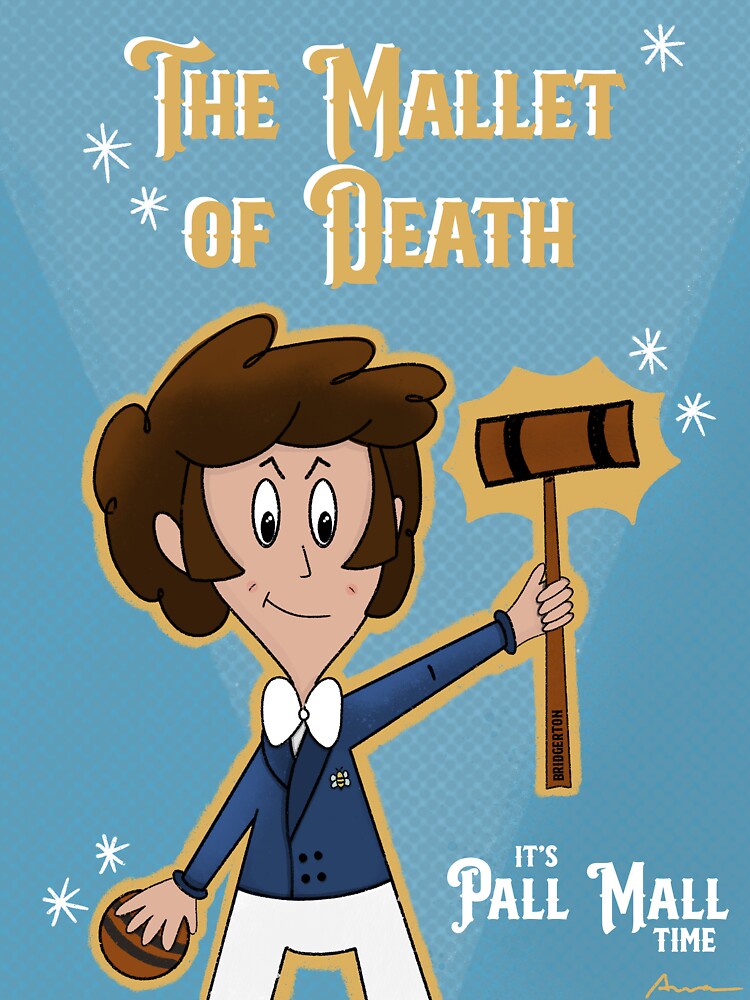 "Anthony Bridgerton and The Mallet of Death" Sticker for Sale by ...