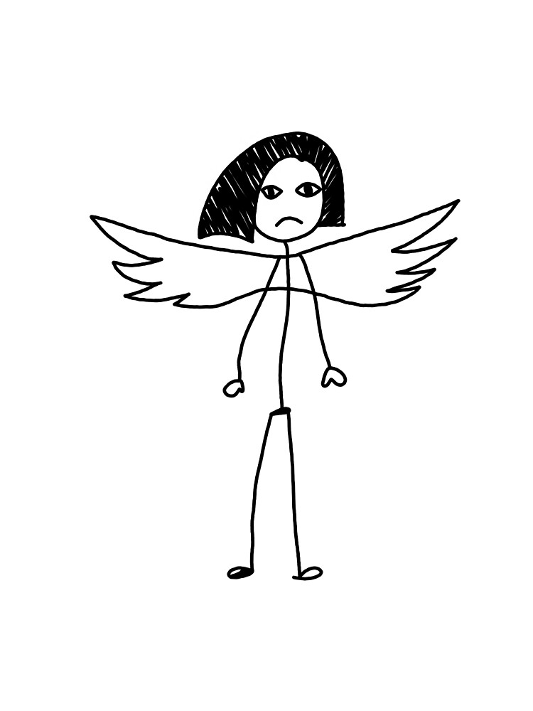 "Lucifer’s drawing of Rory" Art Print by TheDevilsArt | Redbubble