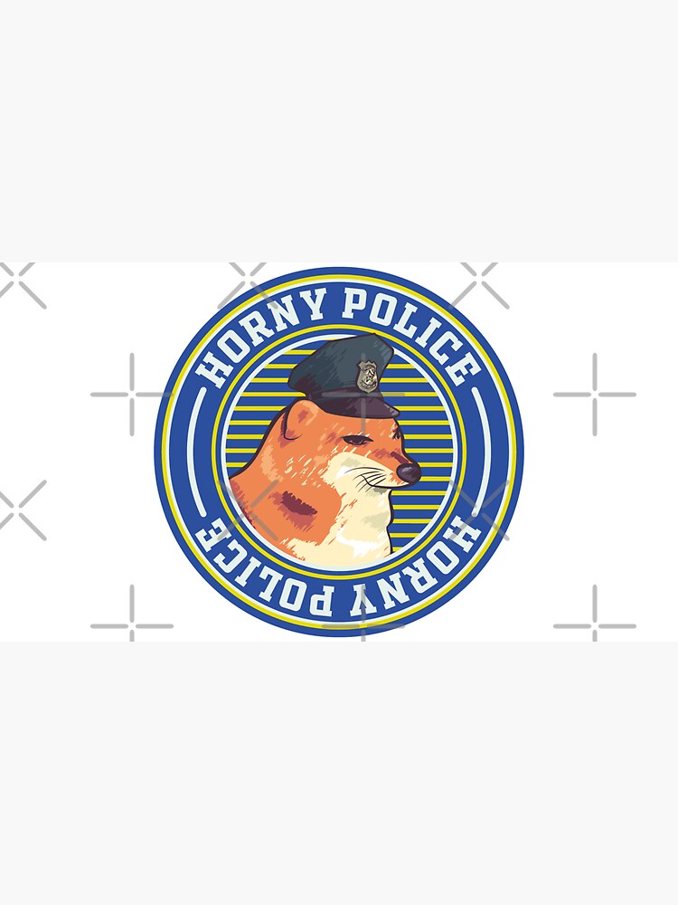 "Cheems Horny Police Hat Cap" Cap for Sale by ltstnsmerch | Redbubble