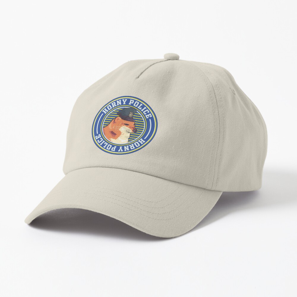 "Cheems Horny Police Hat Cap" Cap for Sale by ltstnsmerch | Redbubble