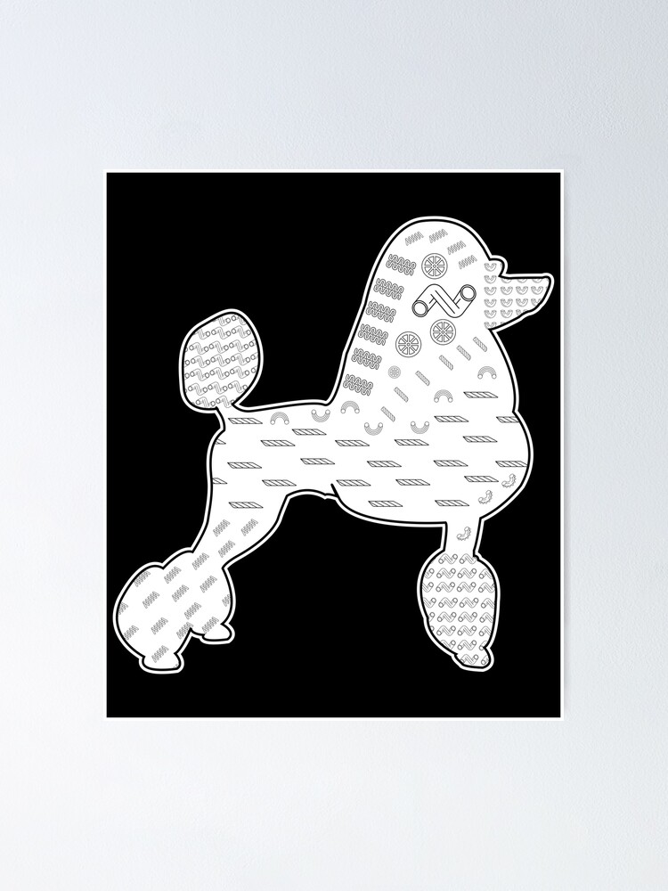 "Noodle Poodle" Poster for Sale by artfulnotebook | Redbubble