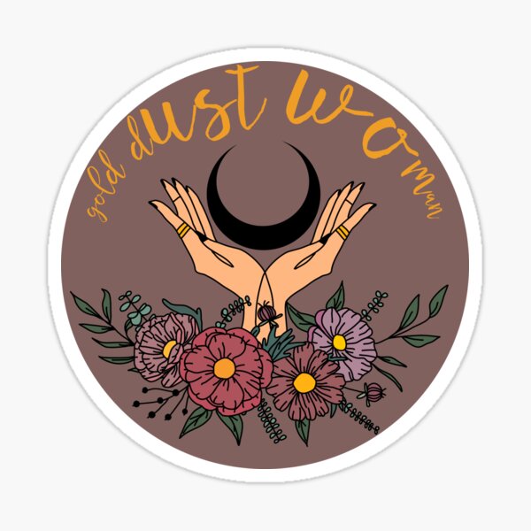 "Gold Dust Woman" Sticker for Sale by AndShesGone | Redbubble