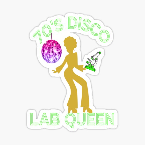 "70s DISCO LAB QUEEN FUNNY MEDICAL LABORATORY SCIENTIST LAB TECH ...