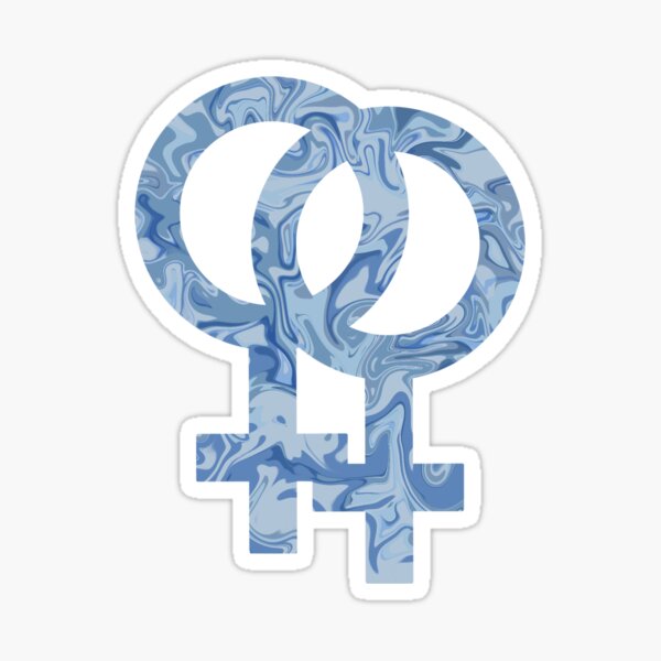 "wlw sign sky blue marble" Sticker by laiasofia | Redbubble