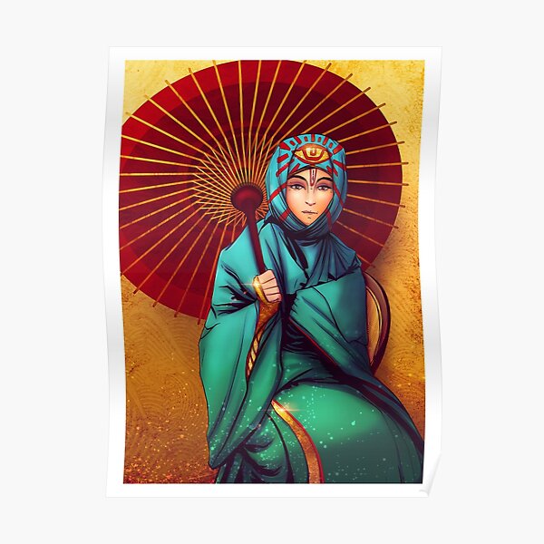 "The girl with the twisted smirk" Poster for Sale by eyenod | Redbubble