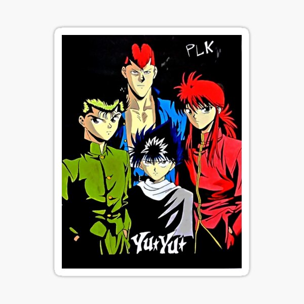 "YU YU HAKUSHO" Sticker for Sale by PLKArts | Redbubble