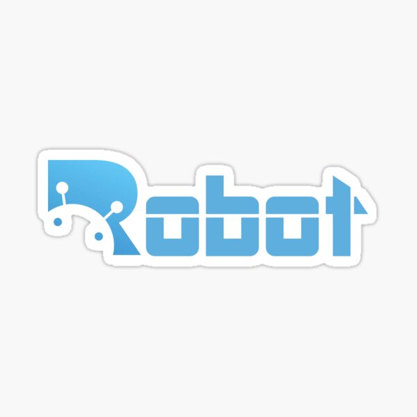 "Robot" Sticker by TheCactuss | Redbubble