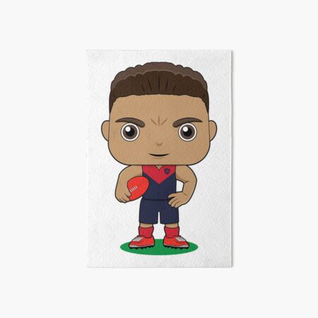"Cute Melbourne Demons Player Mascot" Art Board Print for Sale by ...