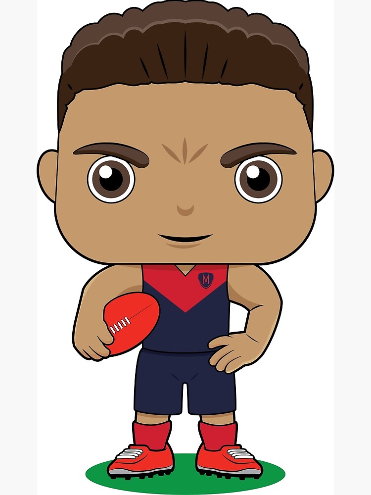 "Cute Melbourne Demons Player Mascot" Poster for Sale by essjaydesigns ...