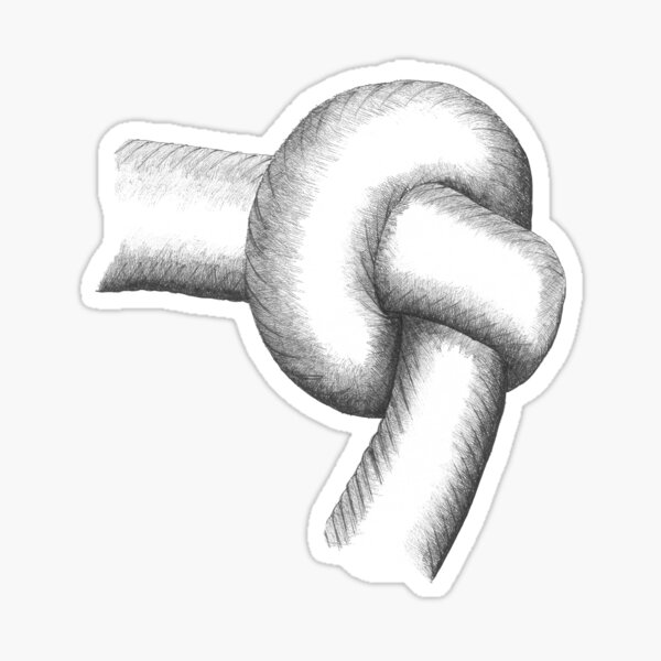 "Tie the Knot" Sticker for Sale by JudyHoran | Redbubble