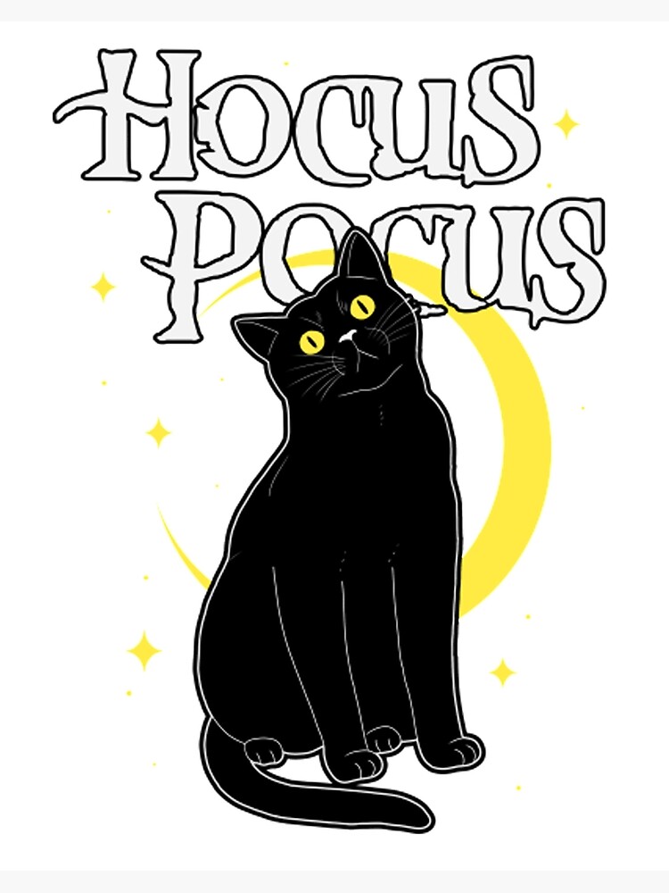 "Binx Black Cat Curse" Art Board Print for Sale by riptidemeet | Redbubble