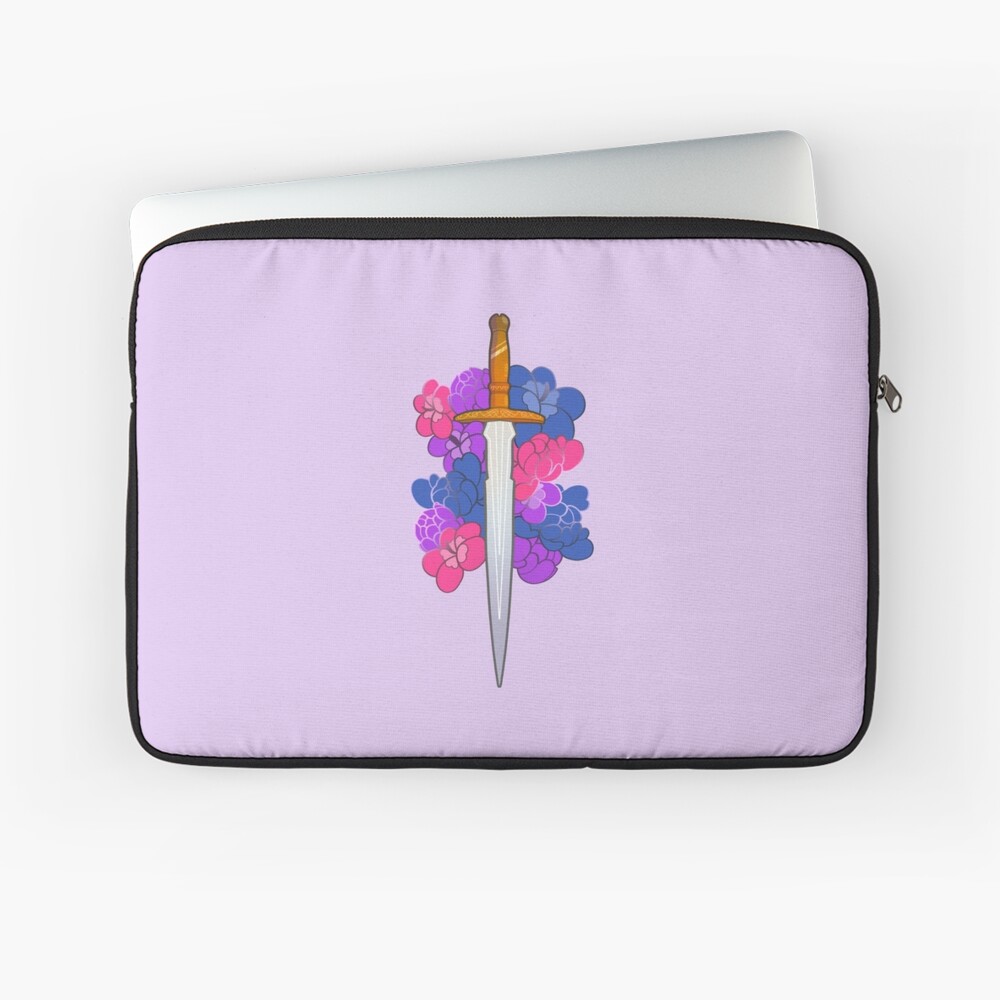 "Love is a dagger | loki | bi flag " Sticker for Sale by Nobellun ...