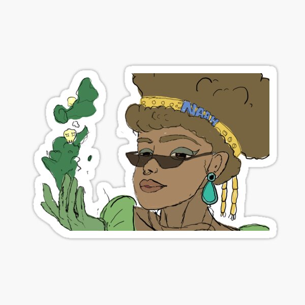 "Princess Naah" Sticker for Sale by SparklingRiris | Redbubble