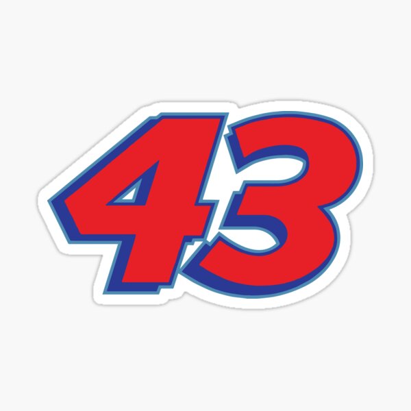 "#43 Richard Petty" Sticker for Sale by Jayiscool71 | Redbubble