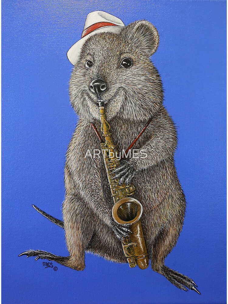 "Smiley Quokee the Quokka " Poster for Sale by ARTbyMES | Redbubble
