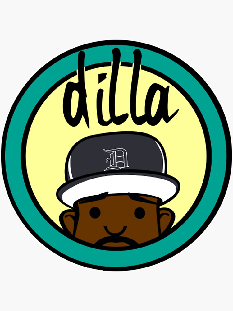 " Dilla " Sticker for Sale by PartyMax | Redbubble