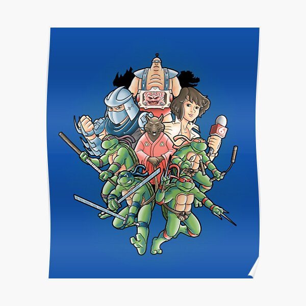 "Ninja Turtles Cowabunga " Poster for Sale by PartyMax | Redbubble